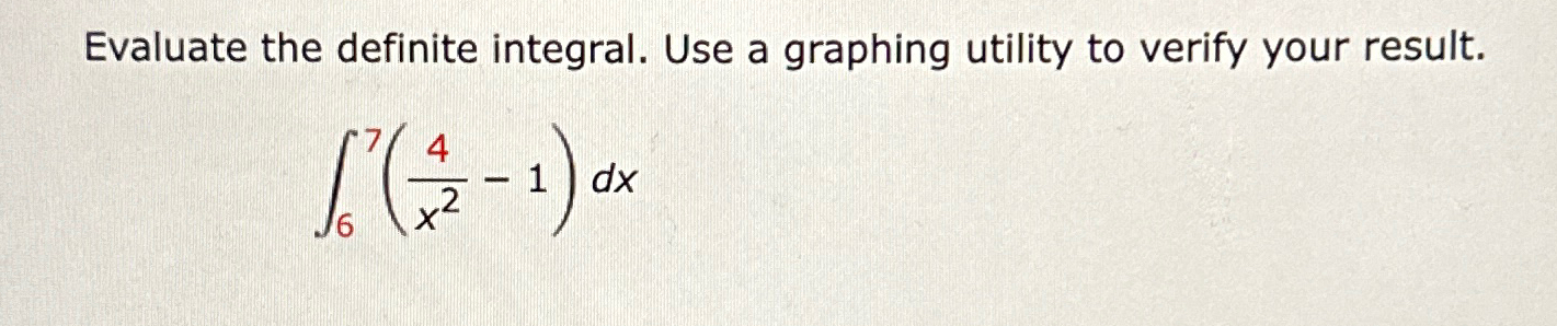Evaluate the definite integral. Use a graphing | Chegg.com