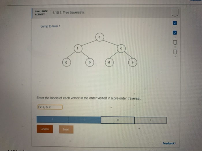 Solved enter the labels of each vertex in the order visited | Chegg.com