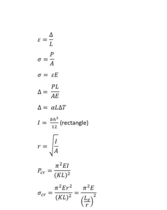 Solved 5. Some steel W-shapes (E = 200000 MPa, a = 12x106 | Chegg.com