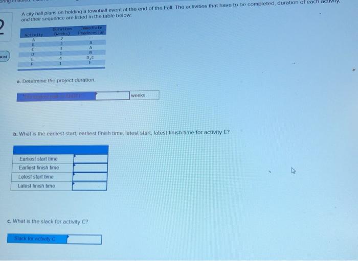 Solved A city hall plans on holdeng a townhall event at the | Chegg.com