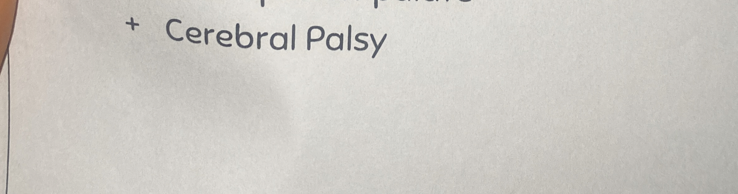 Solved Cerebral Palsy What is it, ﻿signs and symptoms, | Chegg.com