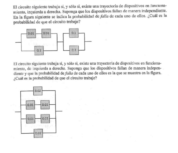 Solved El circuito siguiente trabaja si, ﻿y sólo si, ﻿existe | Chegg.com