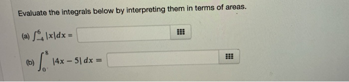 Solved Evaluate the integrals below by interpreting them in | Chegg.com