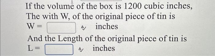 Solved An open-topped box is formed by cutting squares with | Chegg.com