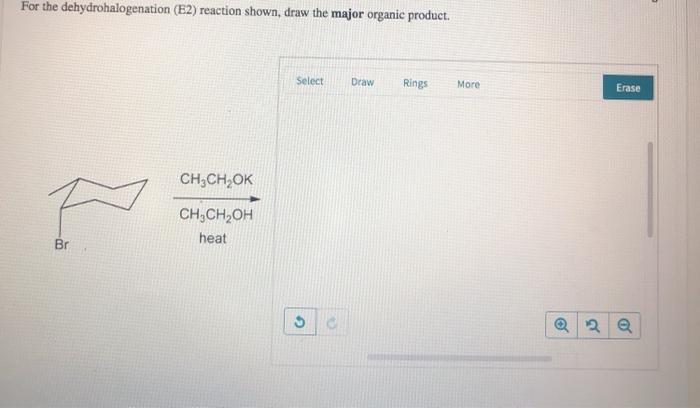 Solved Draw the major E2 reaction product formed when | Chegg.com