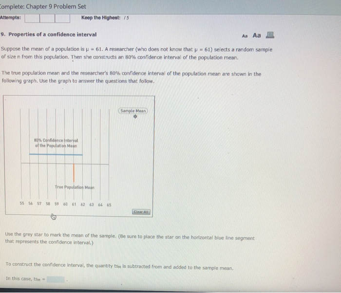 Solved Complete: Chapter 9 Problem Set Attempts: Keep the | Chegg.com