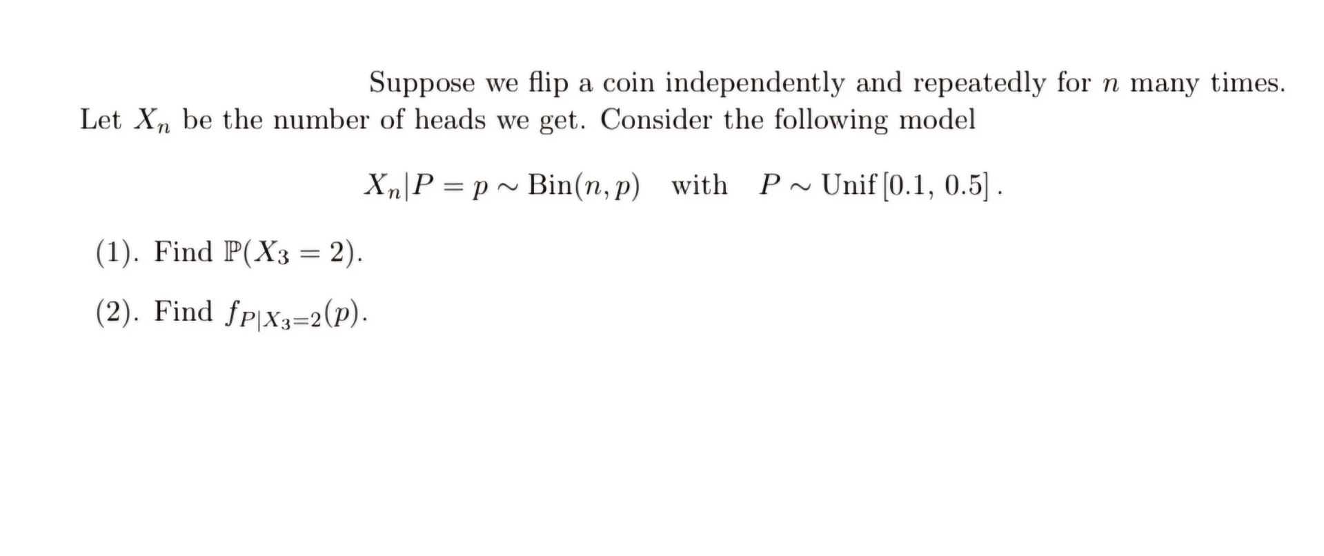 Solved Suppose we flip a coin independently and repeatedly | Chegg.com