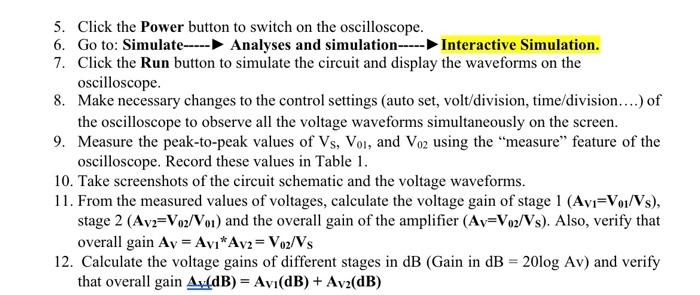 Solved Table 1 for Practical and SimulationPost lab Task 1: | Chegg.com