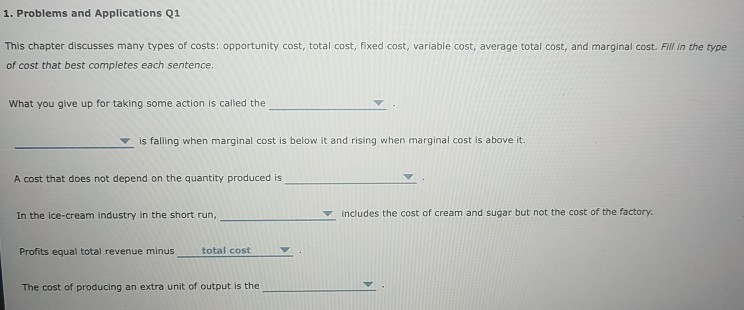 Solved 1. Problems and Applications Q1 This chapter | Chegg.com