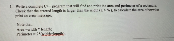 Solved 1. Write a complete C++ program that will find and | Chegg.com