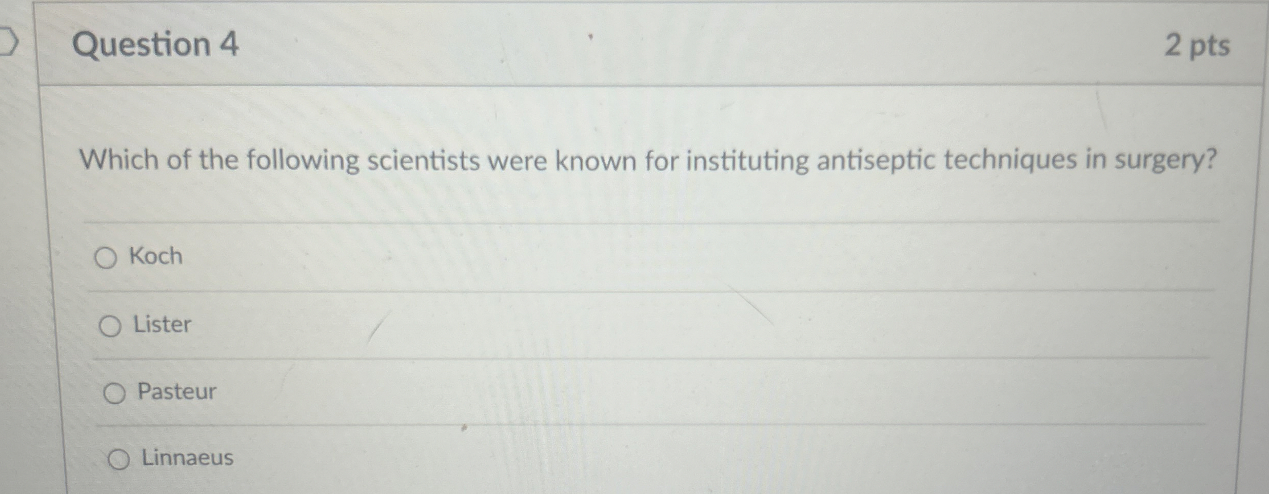 Solved Question 42 ﻿ptsWhich of the following scientists | Chegg.com