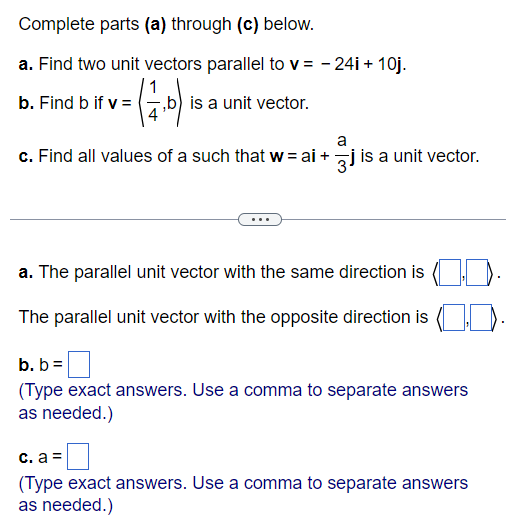 Solved Complete parts (a) ﻿through (c) ﻿below.a. ﻿Find two | Chegg.com