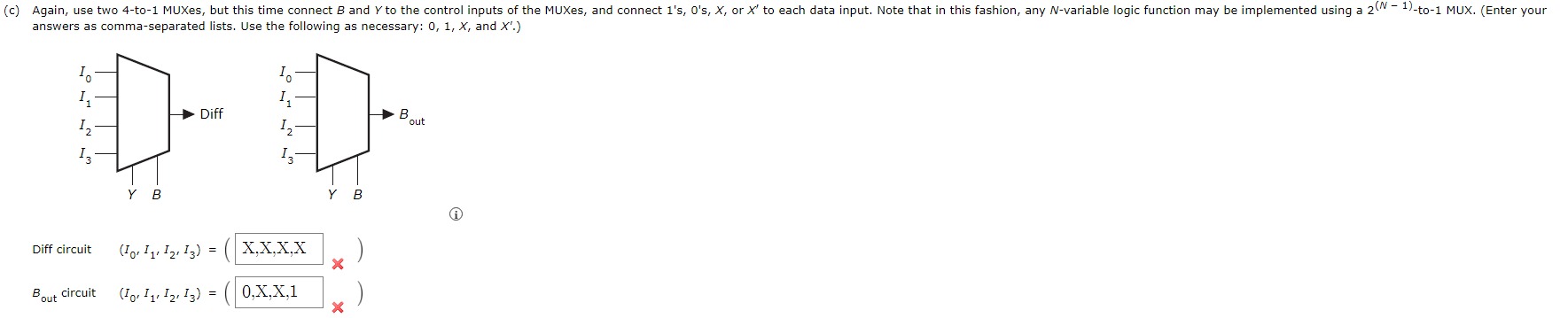 Solved ] Y˙B˙ ﻿Diff circuit (I0,I1,I2,I3)=(x,x,x,x,x) Bout | Chegg.com