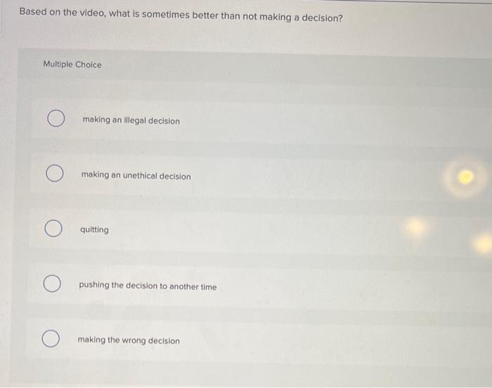Solved Which of the following should you say at an | Chegg.com