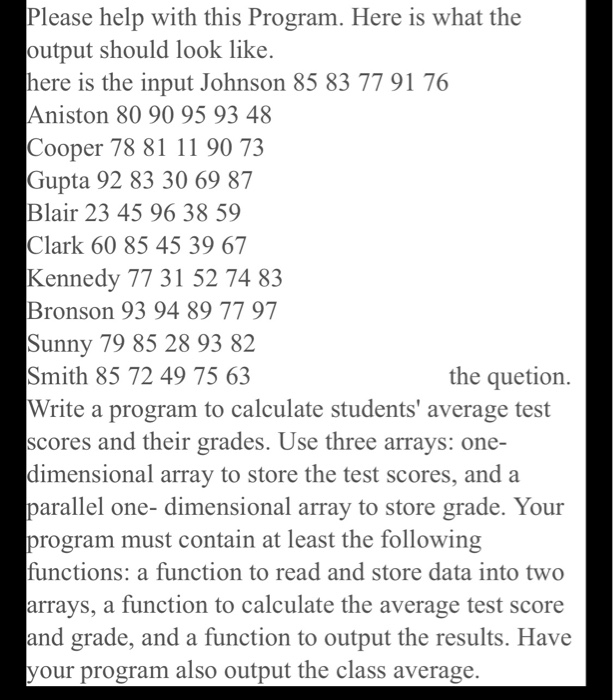 Solved Write The Following Program Using Struct In