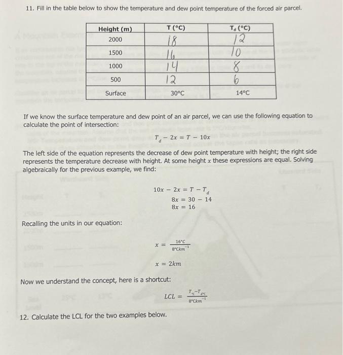 Solved answer the #12 table , #13, #14 table , #15,#16,#17 | Chegg.com