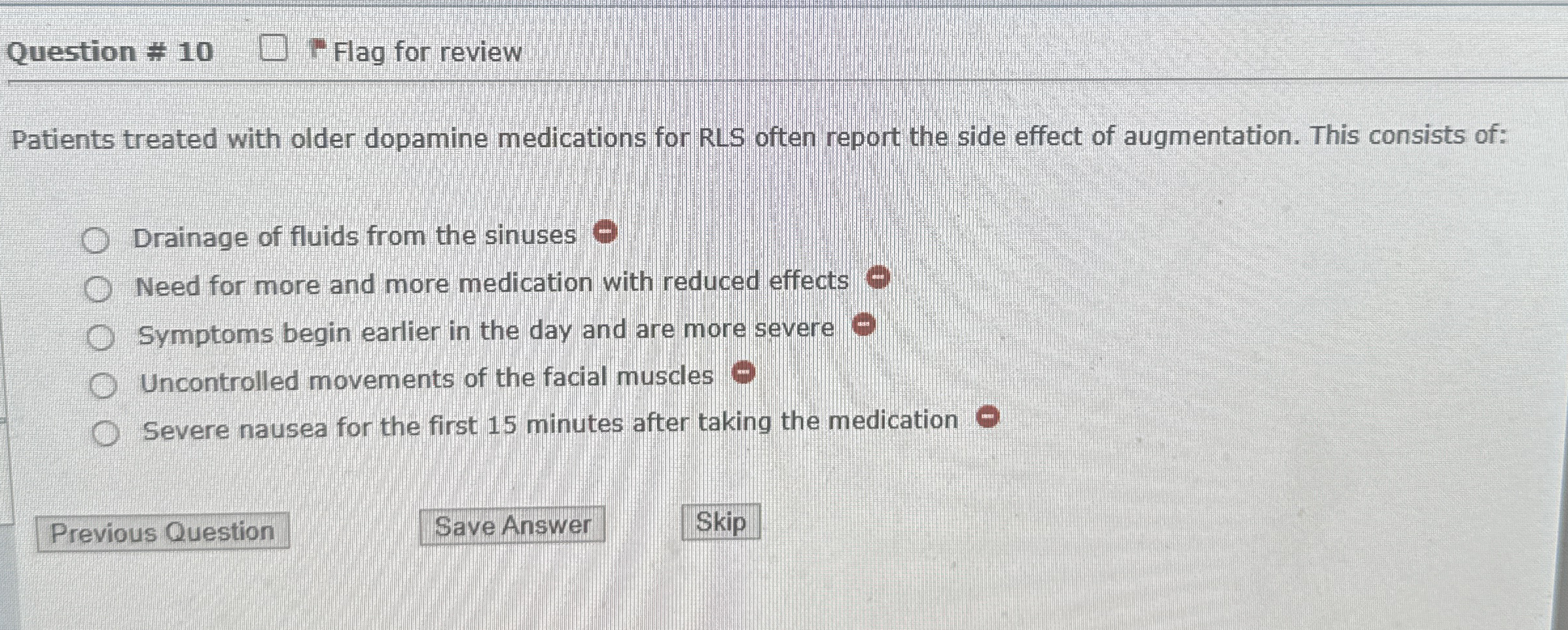 [Solved]: Question # 10 Flag for review Patients treated wit