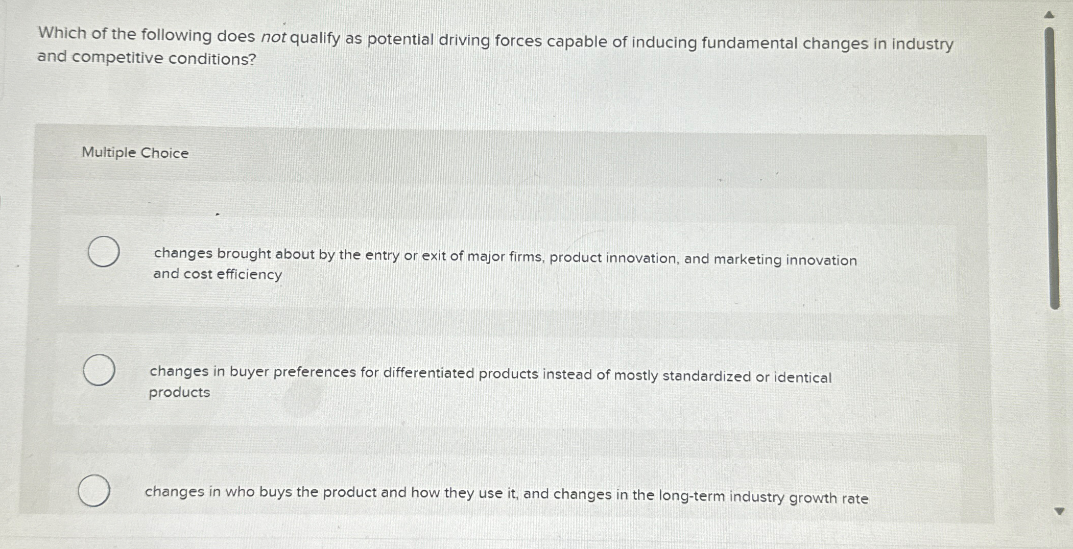 Solved Which of the following does not qualify as potential | Chegg.com