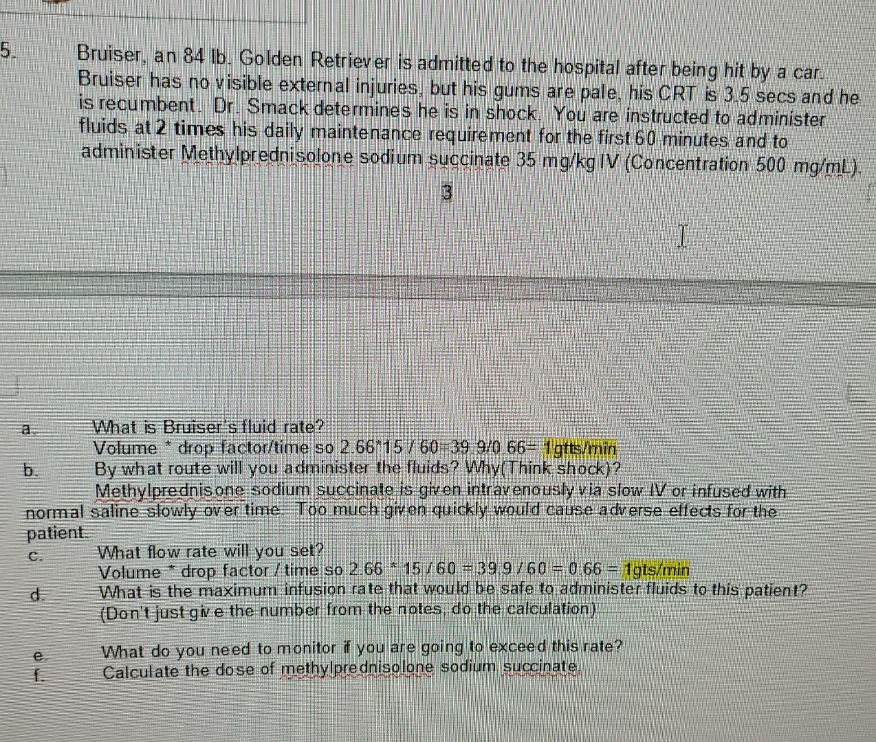 Solved this is for applied mathematics for veterinary | Chegg.com