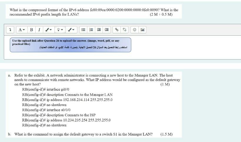 Solved What is the compressed format of the IPv6 address | Chegg.com
