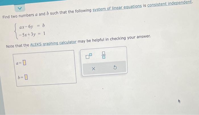 Solved Find two numbers a and b such that the following | Chegg.com