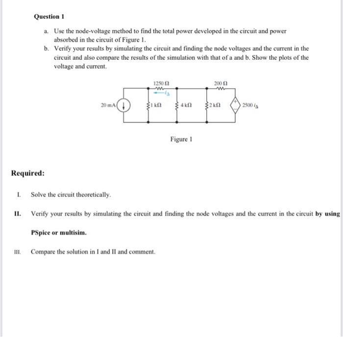Solved use PSpice or multisim to verify the soultion. if you | Chegg.com