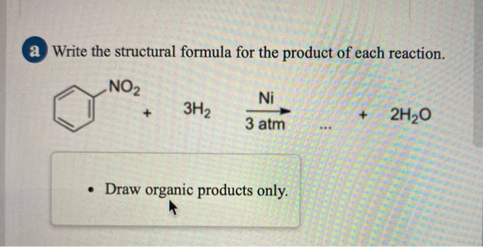 Solved a Write the structural formula for the product of | Chegg.com