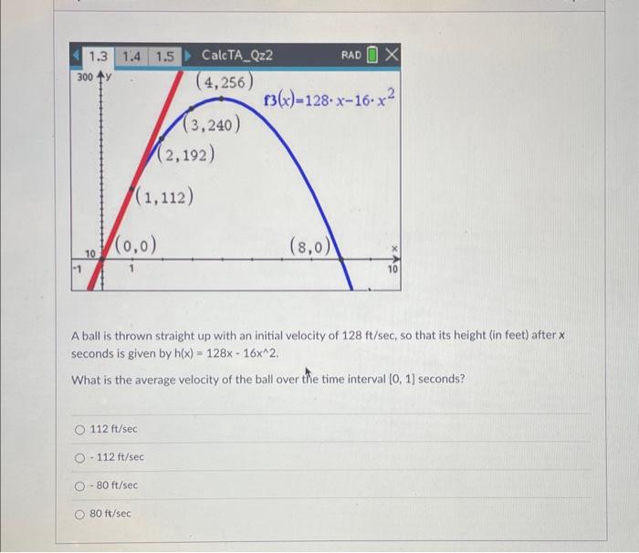 Solved A ball is thrown straight up with an initial velocity | Chegg.com