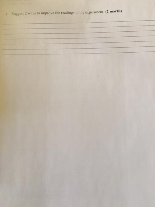 Experiment 1: Flow Rate TACK TITATS For Task I Fill | Chegg.com