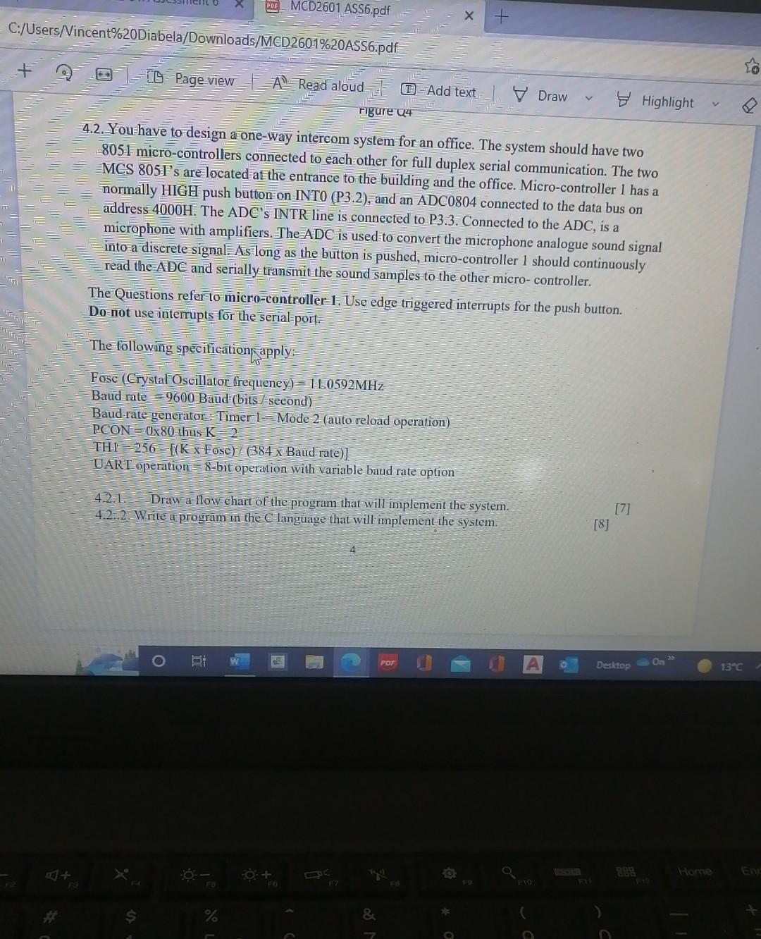 Solved T PDF MCD2601 ASS6.pdf | Chegg.com