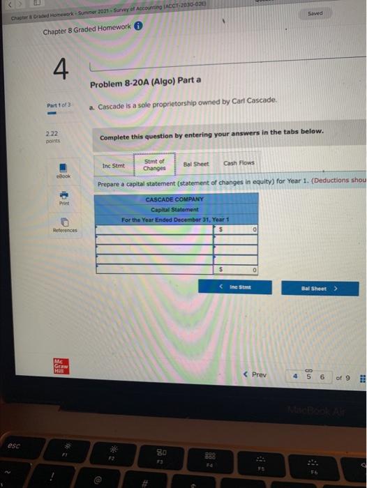 Solved Required information Problem 8-20A (Algo) Effect of | Chegg.com