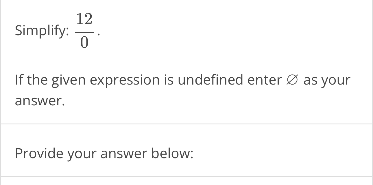 Solved Simplify: 120.If the given expression is undefined | Chegg.com