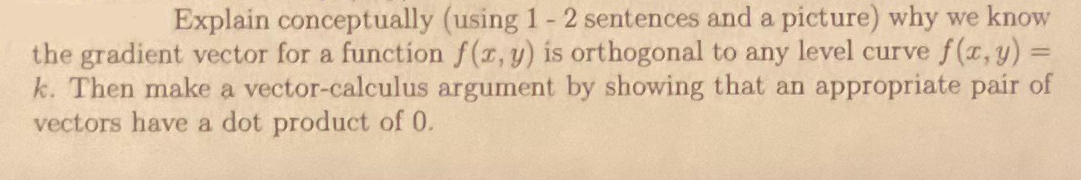 Solved Explain conceptually (using 1 - 2 ﻿sentences and a | Chegg.com