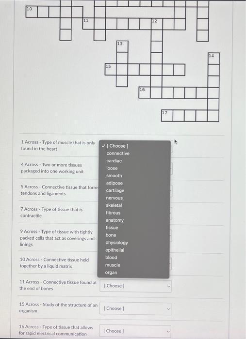 Solved Body Tissues Before you get started let's review some | Chegg.com