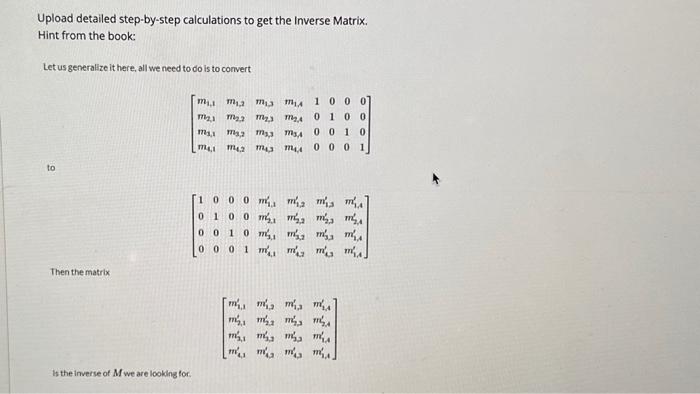Solved Upload detailed step-by-step calculations to get the | Chegg.com
