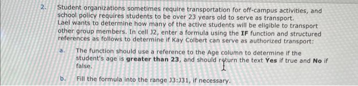 Solved 2. Student organizations sometimes require | Chegg.com