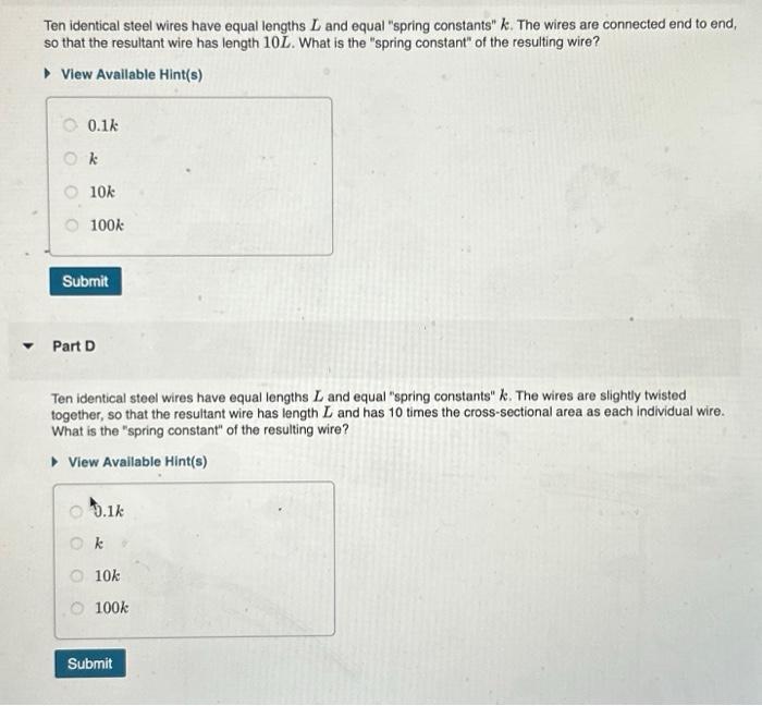 Solved Consider, for instance, a bar of initial length L and | Chegg.com