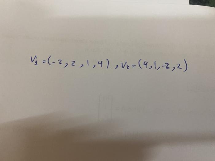 Solved Question: · Let W = be a subspace of Euclidean space | Chegg.com