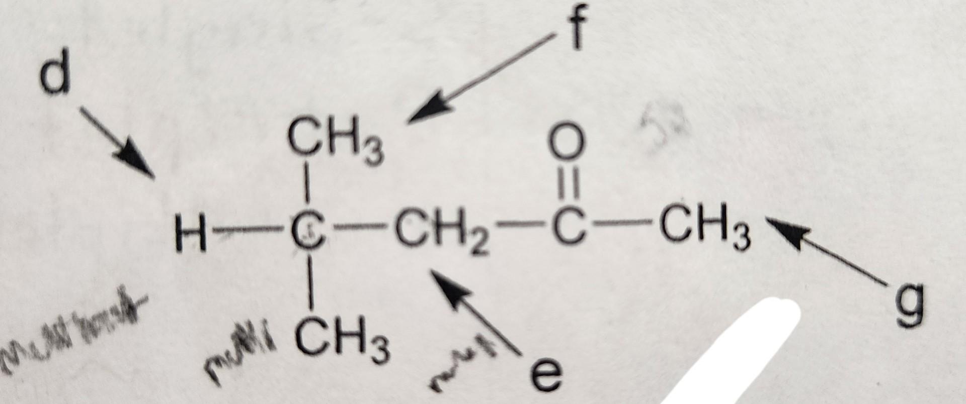 Solved predict the splitting pattern (singlet, doublet, | Chegg.com