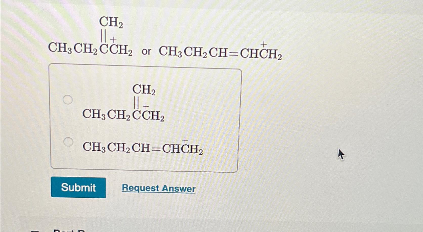 Solved CH3CH2CH=CH+H2Request Answer | Chegg.com