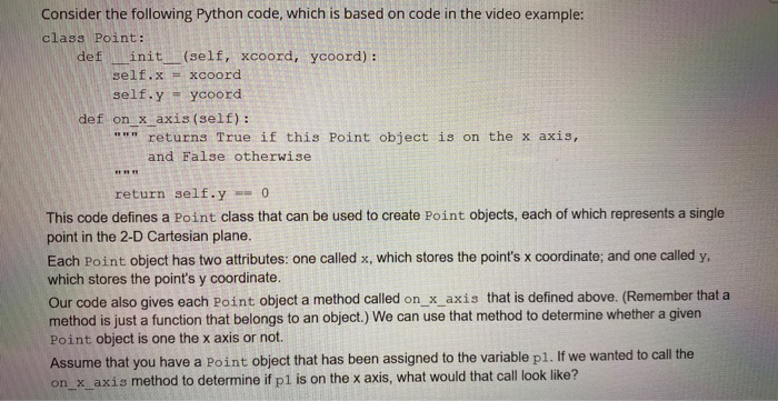 Solved Consider the following Python code, which is based on | Chegg.com
