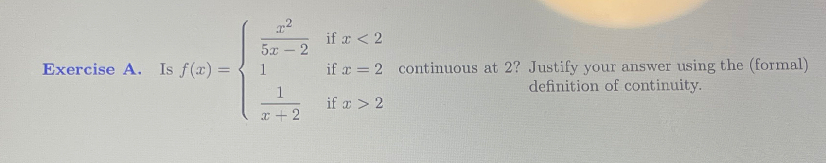 Solved Exercise A. ﻿Is | Chegg.com
