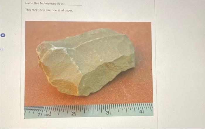Solved Determine which type of sedimentary rock this sample | Chegg.com