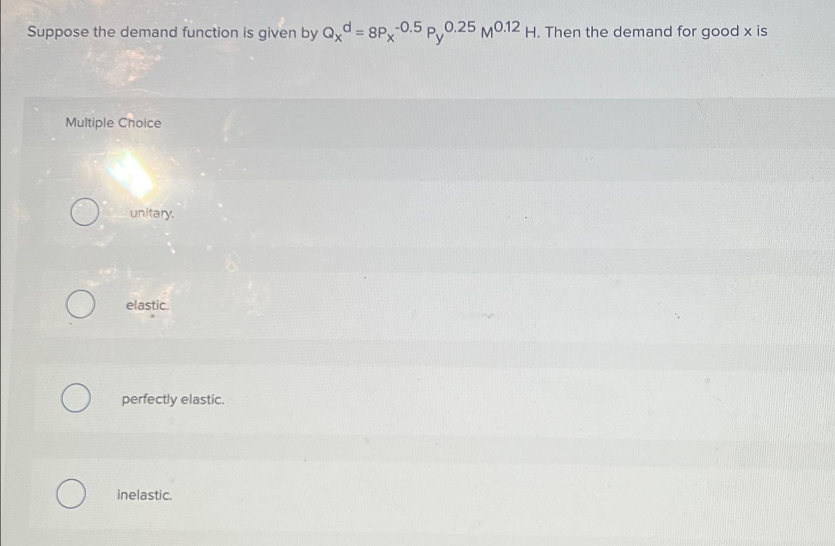 Solved Suppose the demand function is given by | Chegg.com
