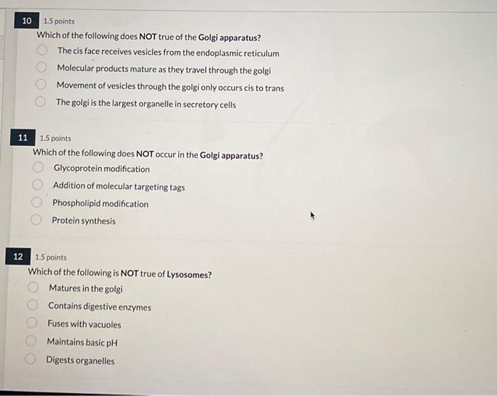 Solved What cellular structure is pictured only by D ? Youw | Chegg.com