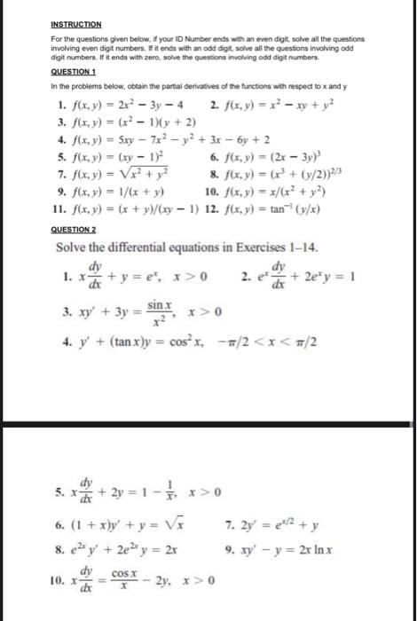 [Solved]: INSTRUCTION For the questions given below, if you