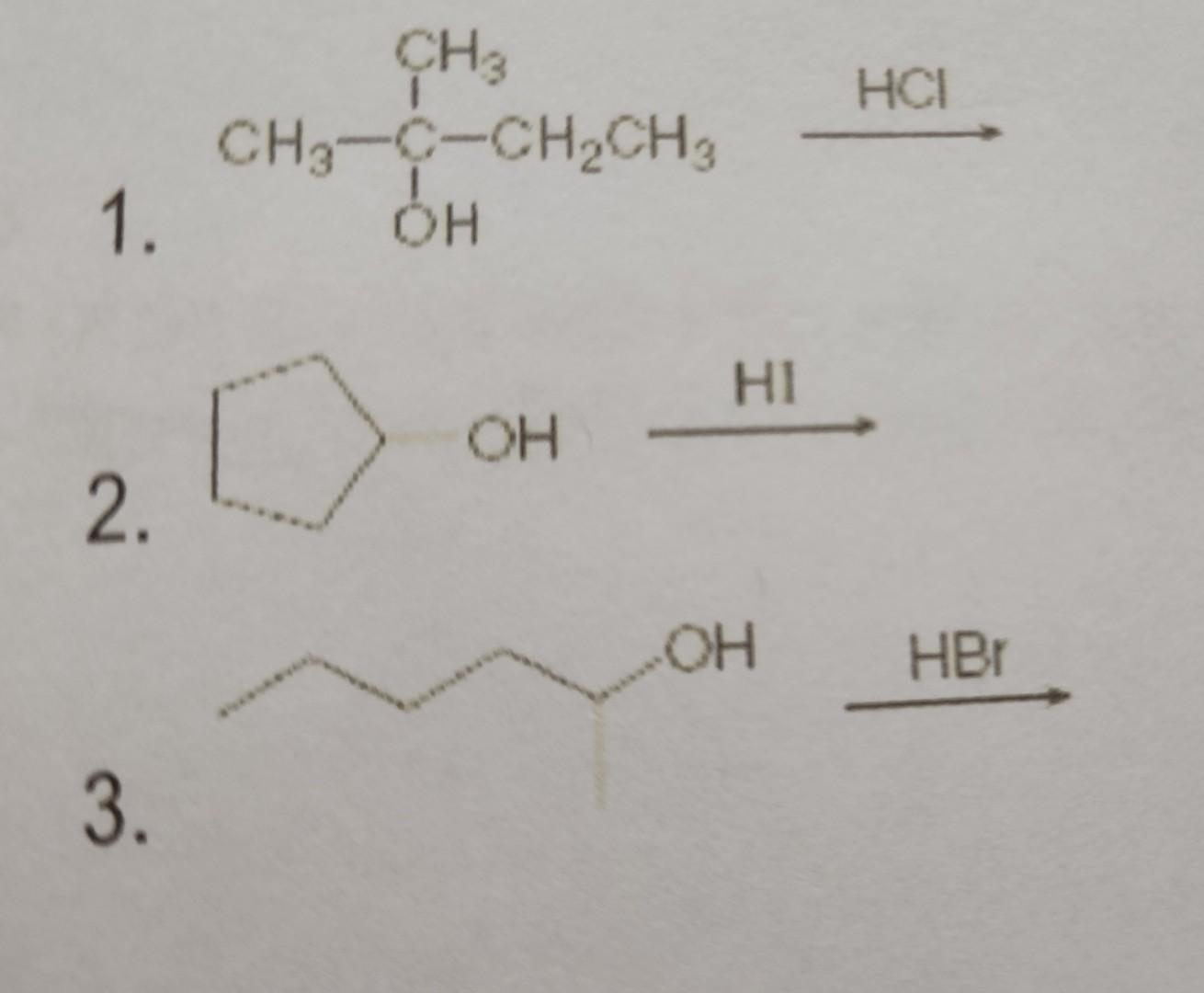 Solved HCl HBr | Chegg.com