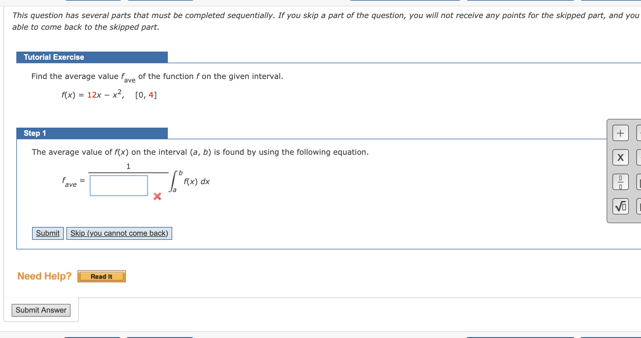Solved This question has several parts that must be | Chegg.com