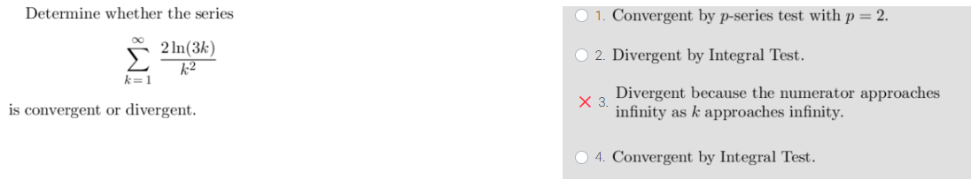 Solved Determine whether the seriesConvergent by p-series | Chegg.com