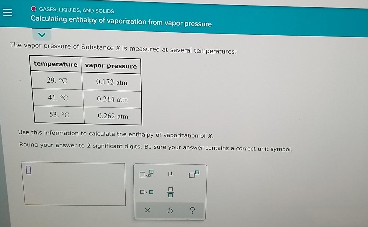 Solved O GASES, LIQUIDS, AND SOLIDS Calculating enthalpy of | Chegg.com